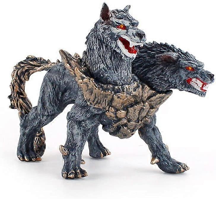 Two-headed Eldrador Creatures Hellhound Toys Action Figurines Mythical Creatures Toy for Kids ...