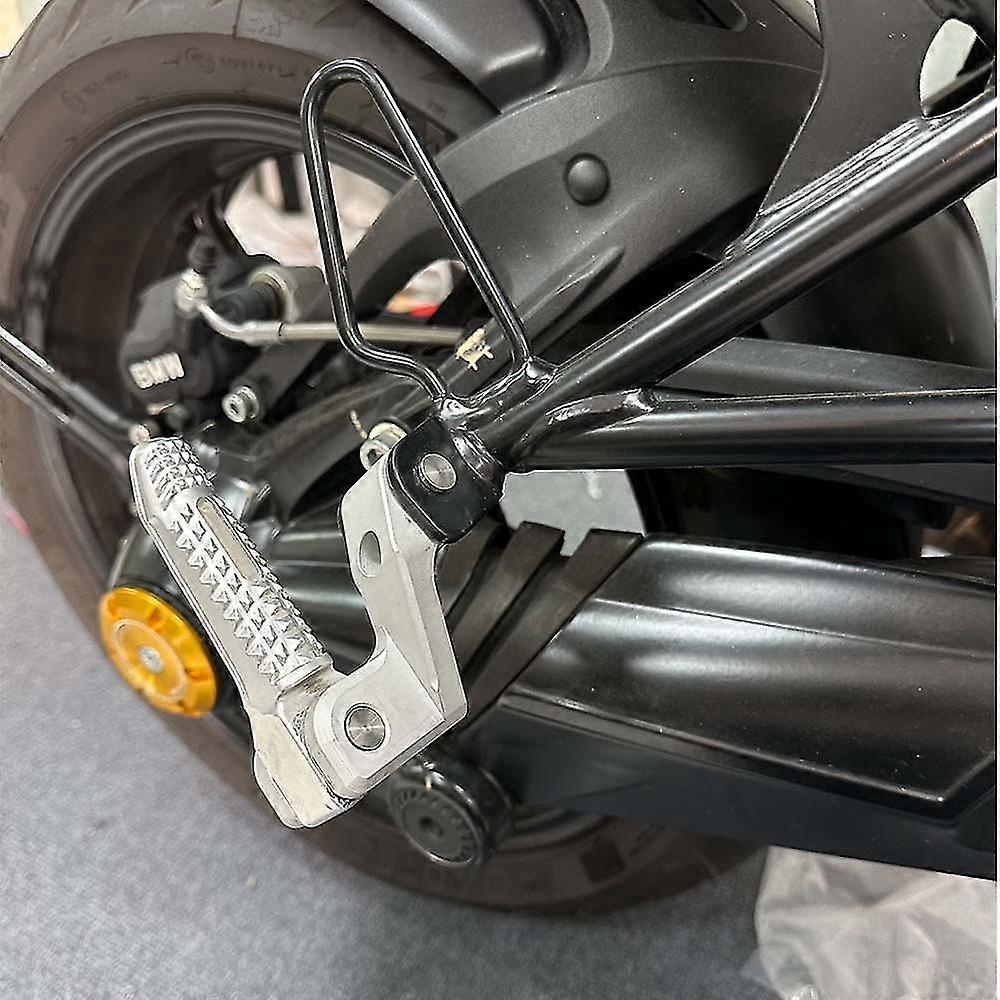 New Rninet Foot Peg Motorcycle Passenger Footpeg Lowering Kit Silver ...