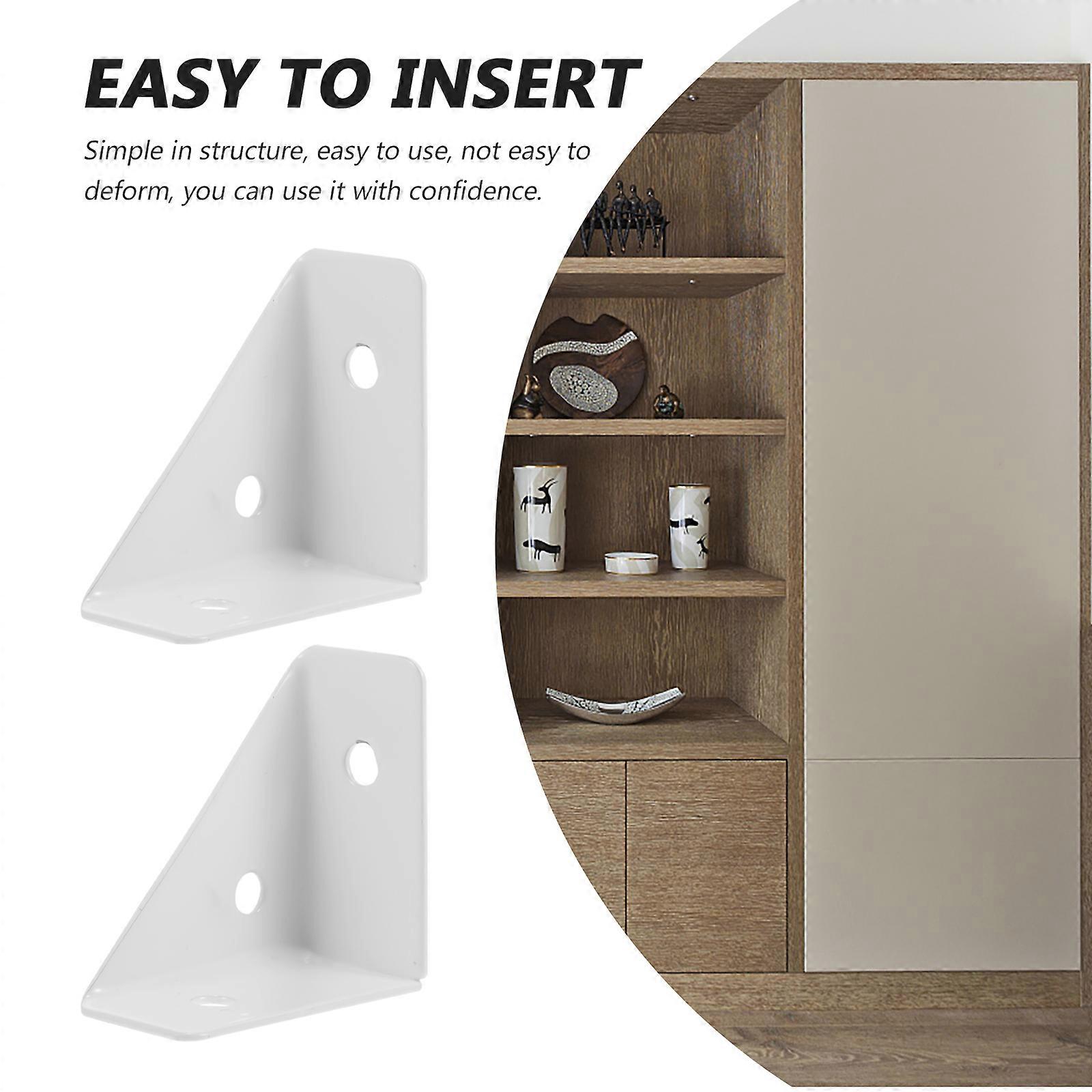 12pcs Corner Brace Table Corner Bracket Cabinet Fastener Triangle Table ...