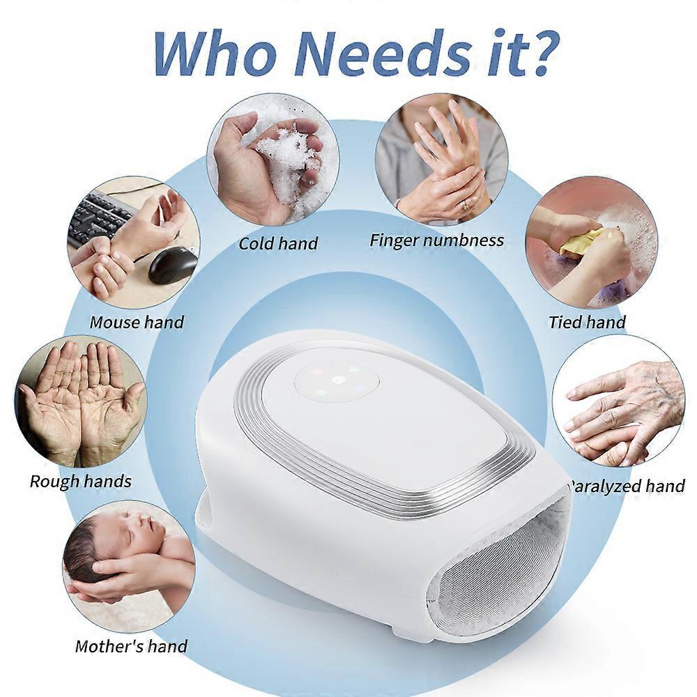 Electric hand massager with heating function Hand therapy device for ...