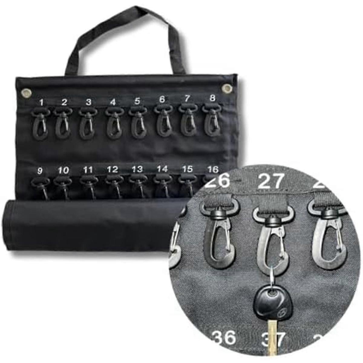 Versatile Roll-Up Key Storage Box, Weatherproof Portable Storage Box ...