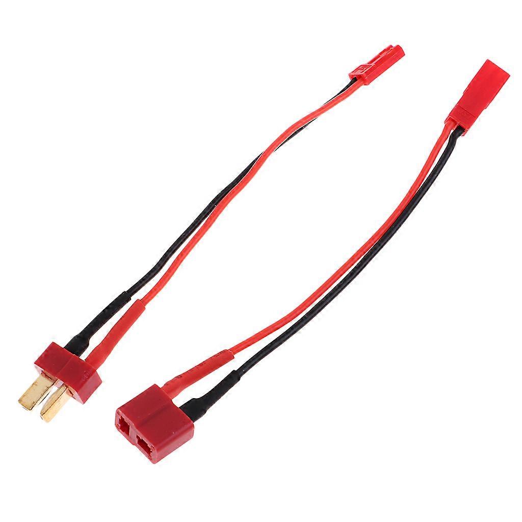 Pair Deans T Plug to JST Connector Male & Female w/ 13cm 14AWG | Fruugo UK
