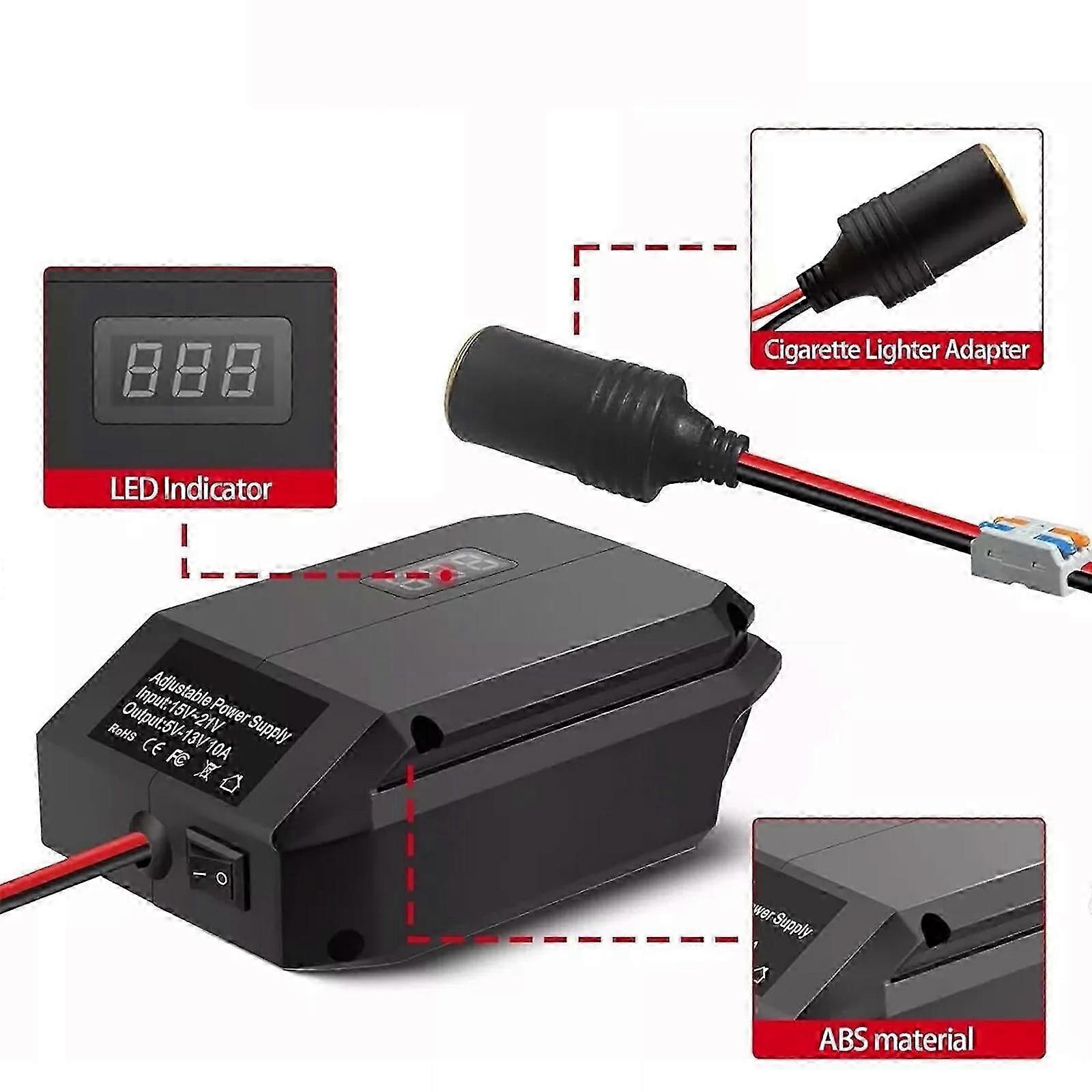 18V to 12V Step Down Converter Adapter for Makita 18v Buck Converter ...