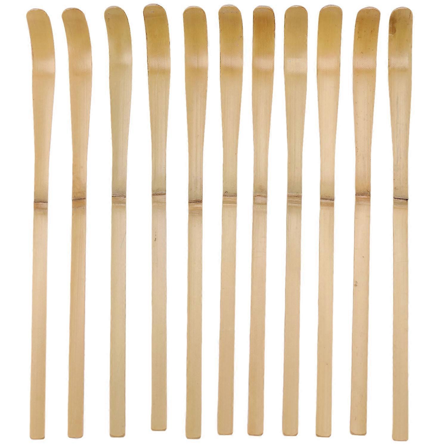 10Pcs Retro Natural Bamboo Matcha Scoop Tea Tools Powder Matcha Spoon ...