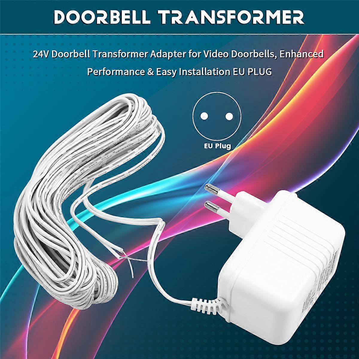 24V Doorbell Transformer Adapter for Video Doorbells,EU PLUG | Fruugo UK