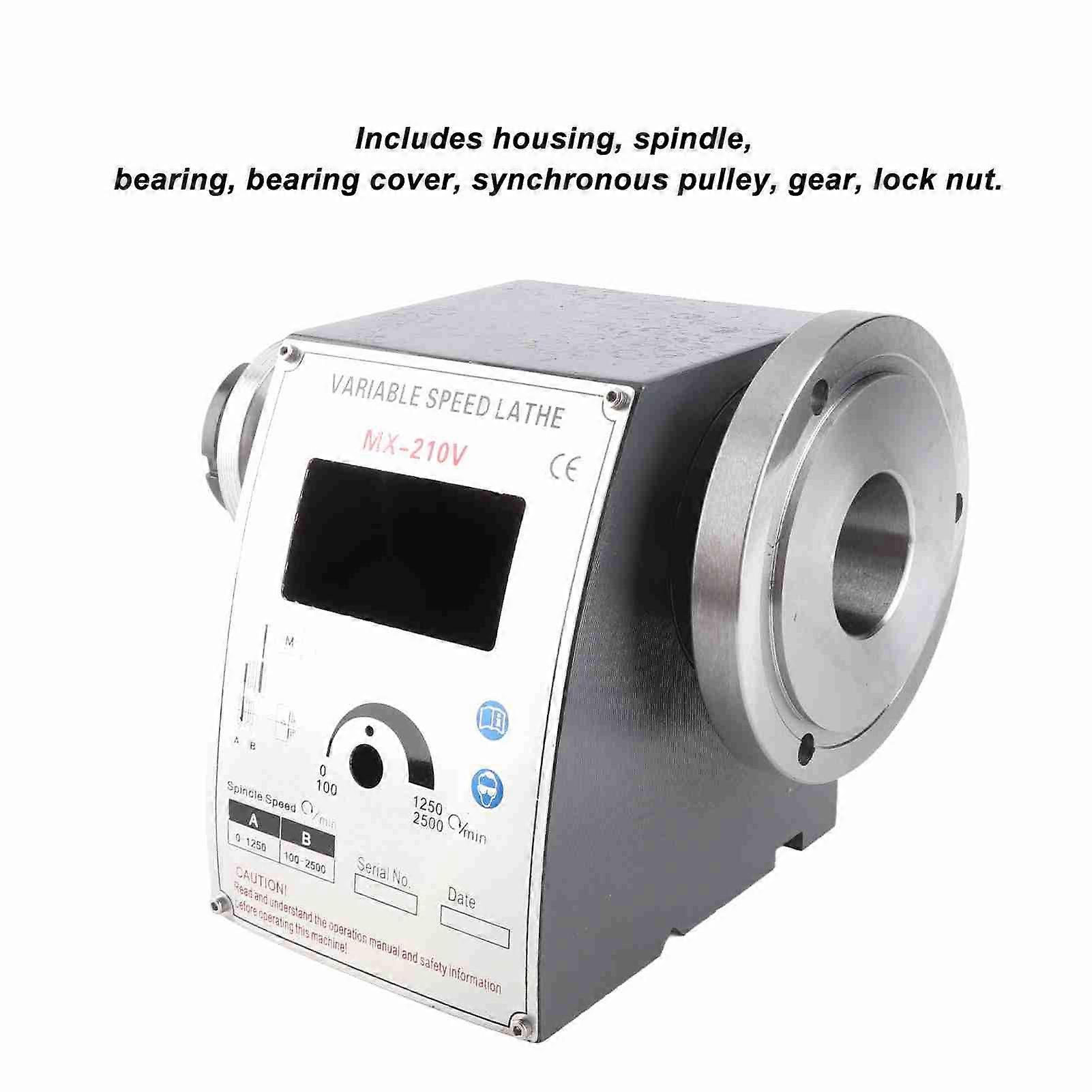 Lathe Gearbox Mini Adjustable Speed 3 Level Control Box Left Right Self ...