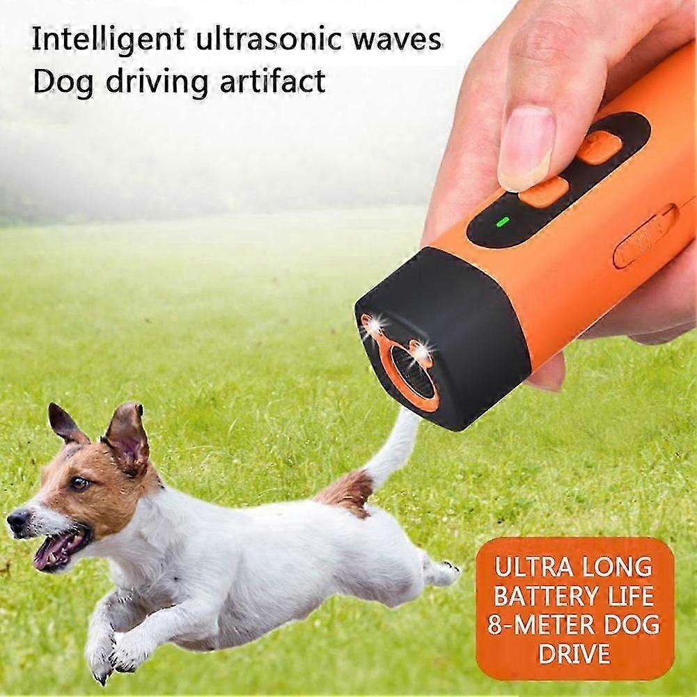 Handheld Ultrasonic Dog Training Anti-Bark Device High Power Dog Bark ...