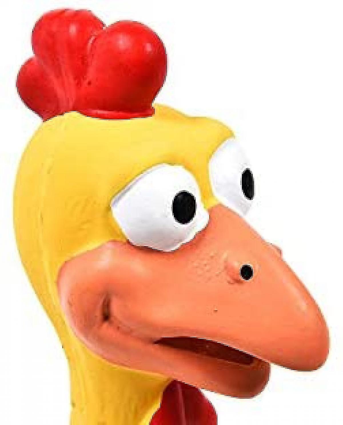 Rubber Chicken Squeaky Dog Toys For Small, Medium Or Large Pet Breeds ...
