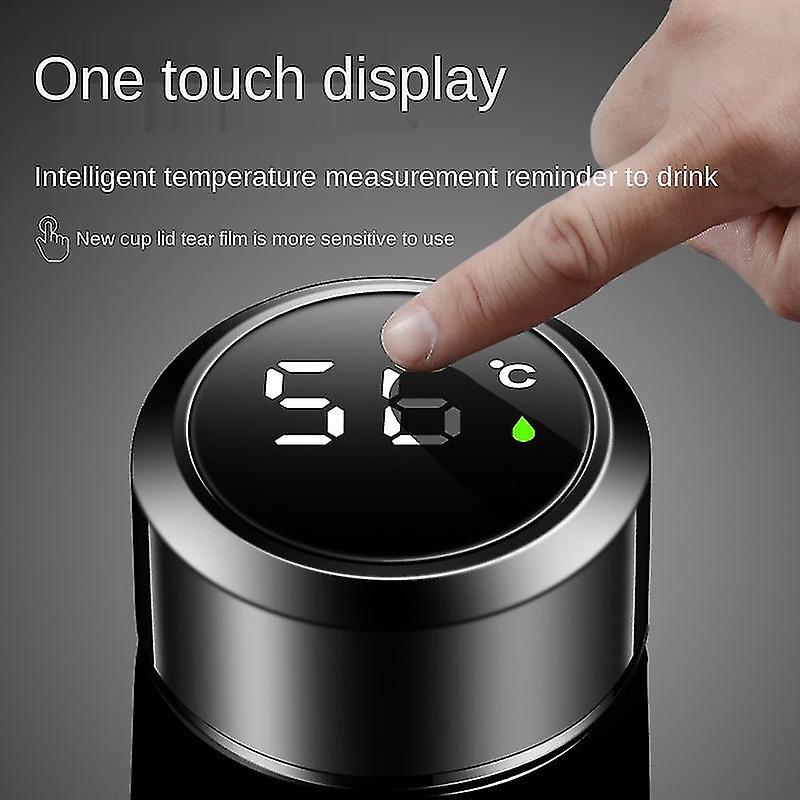 500ml Smart Insulation Cup Water Bottle Led Digital Temperature Display ...