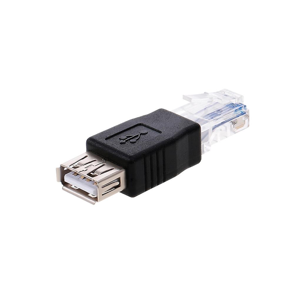 USB to RJ45 Adapter USB2.0 Female to Ethernet RJ45 Male Plug Adapter ...