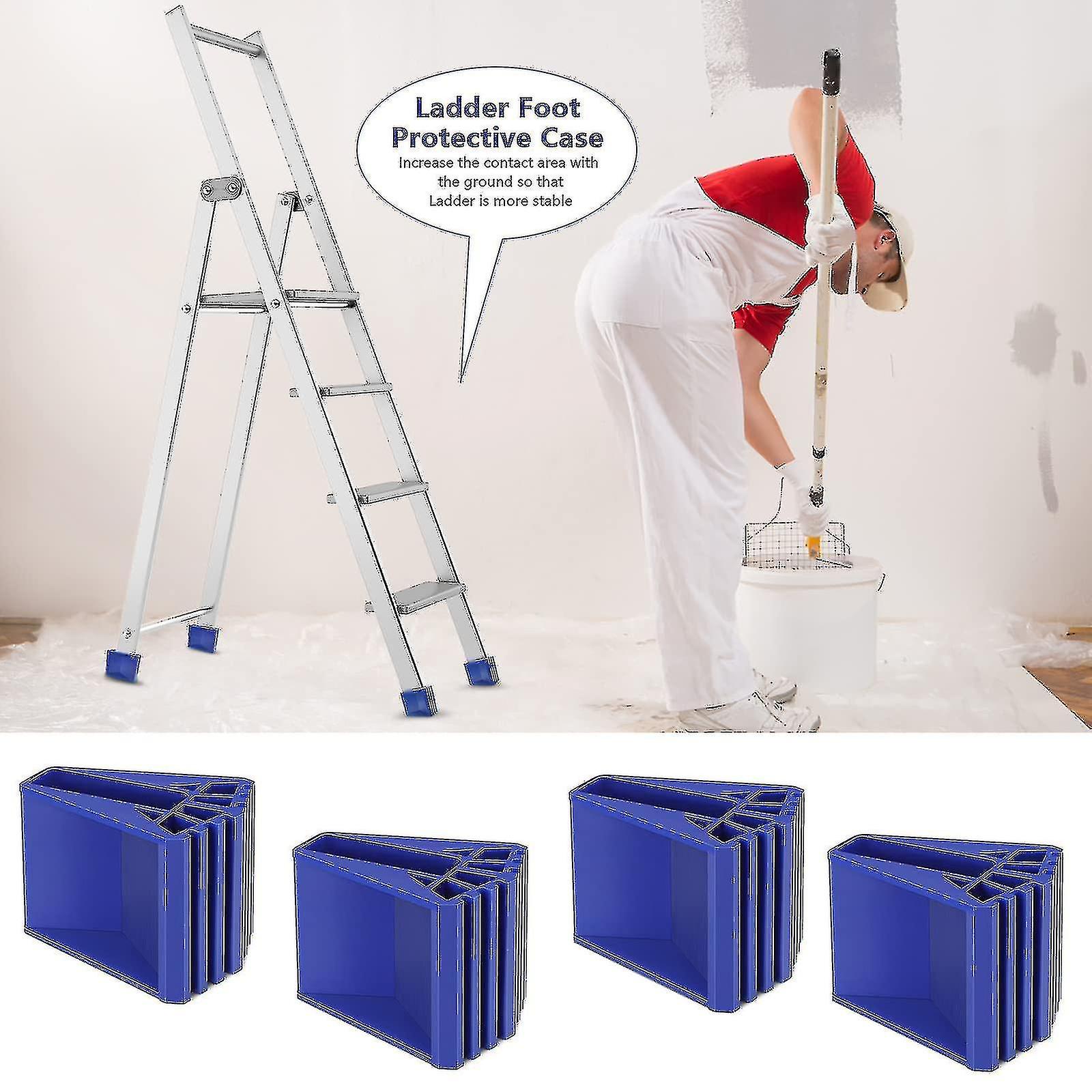 Ladder Feet 4 Piece Non Slip Ladder Safety Feet Rubber Ladder Foot ...