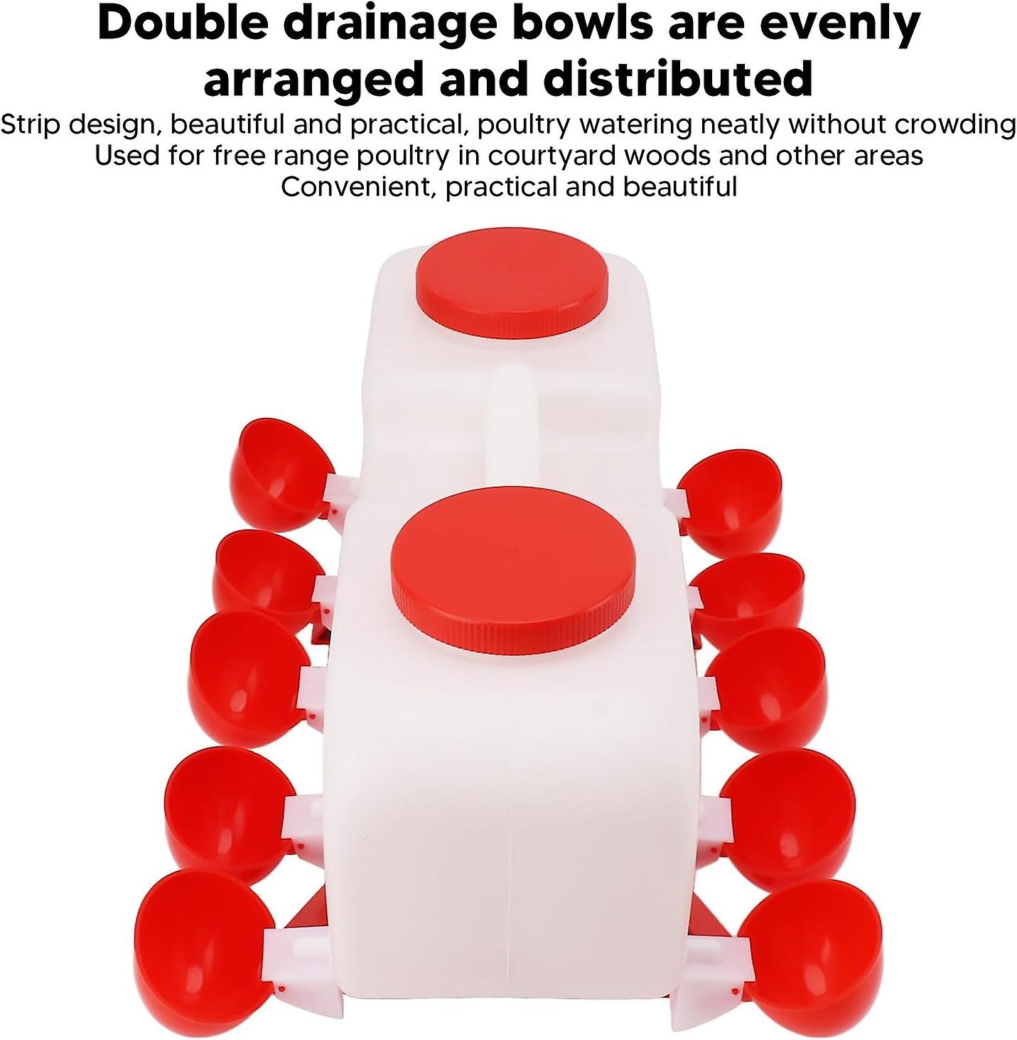 Chicken Waterer Chickens Ducks Goose Water Feeder Ducks Goose Turkey ...