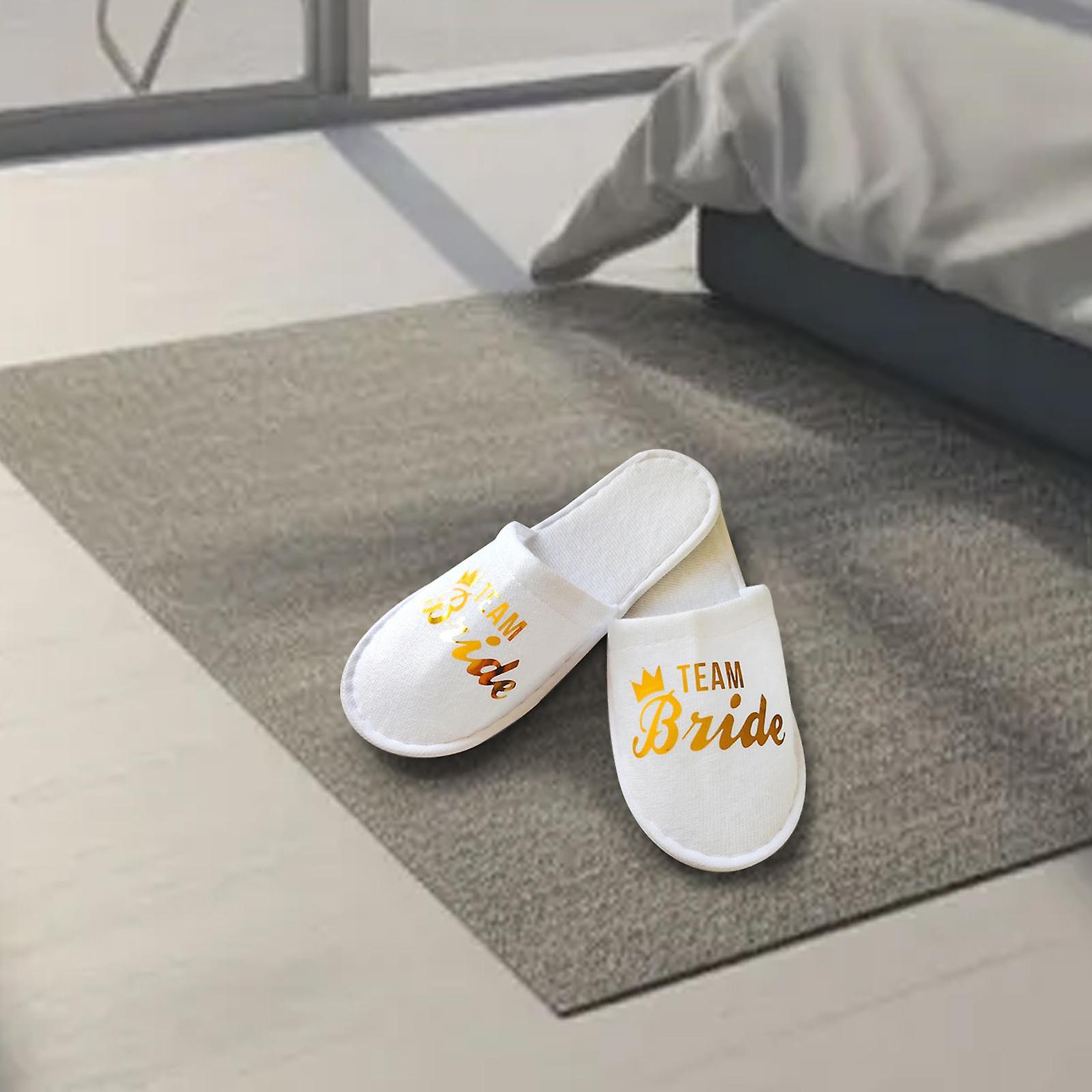 Disposable Bride Slippers House Slippers for Guests Lightweight Guest ...
