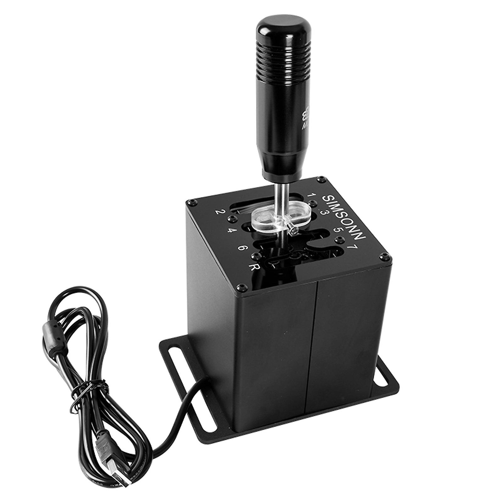 Black For Simulation Racing Game H Gear Shift Transmission Compatible ...