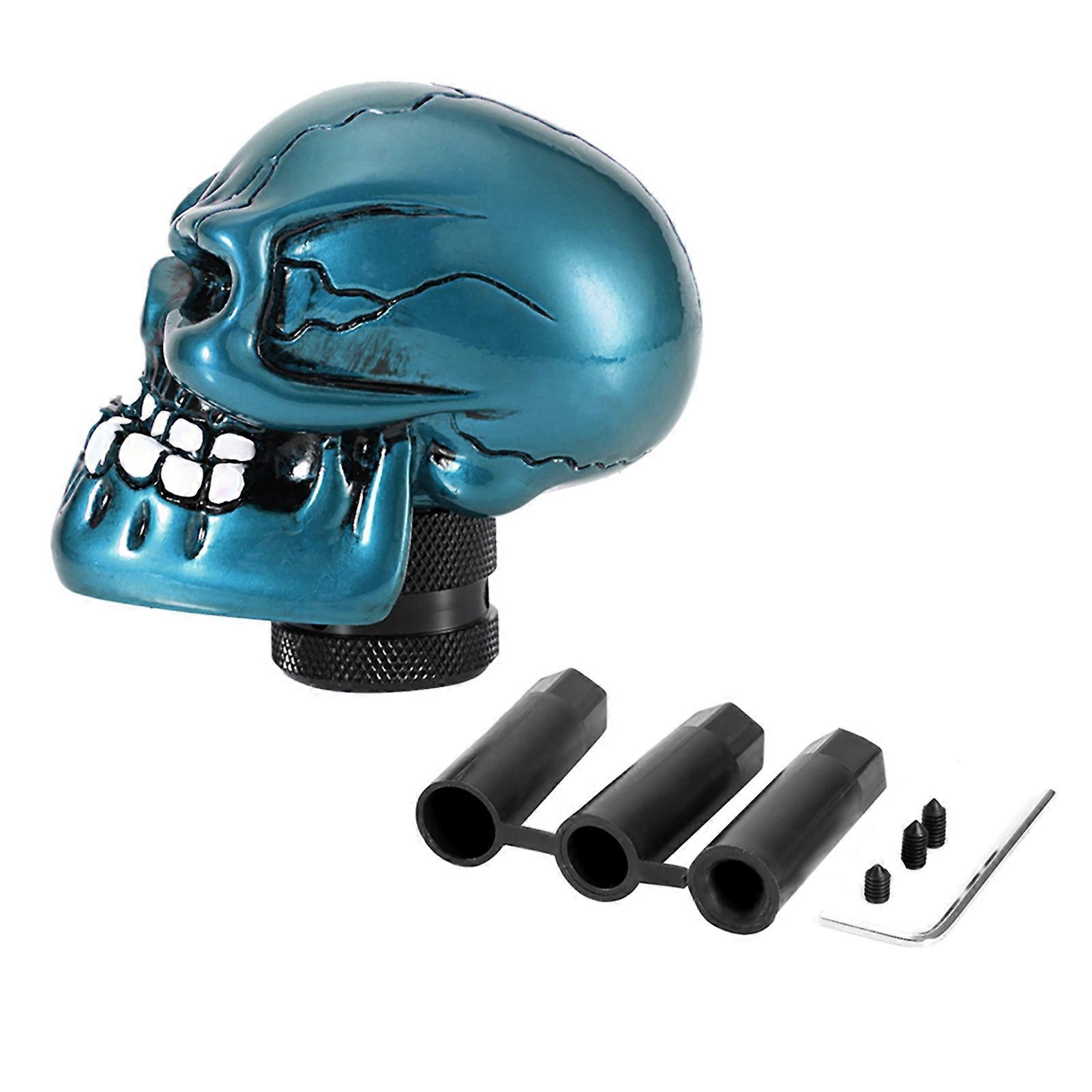 Skeleton Skull Head Car Modified Gear Shift Knob Stick Lever Shifter ...