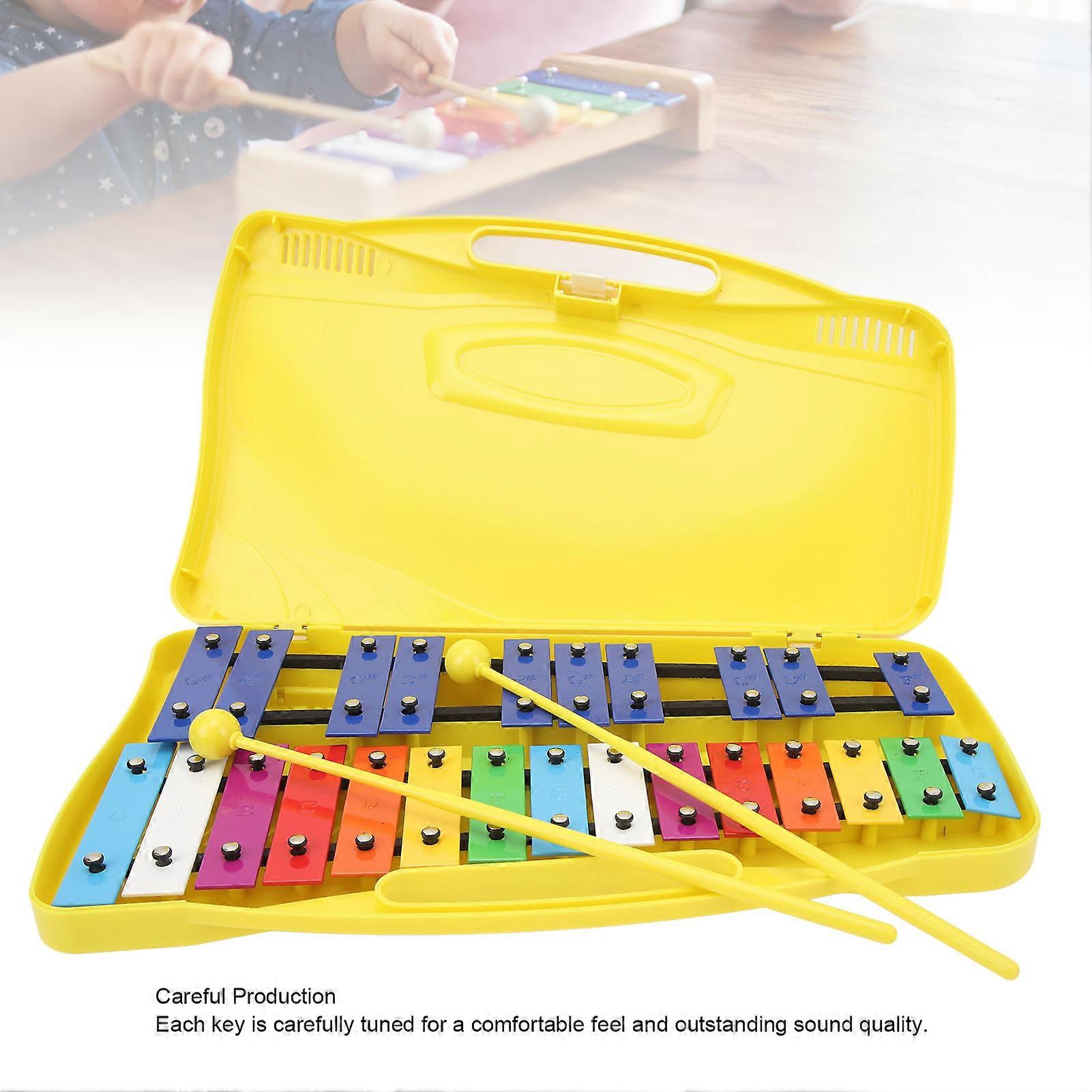Professional Musical Xylophone 25 Notes Toddler Aluminum Keys Xylophone ...