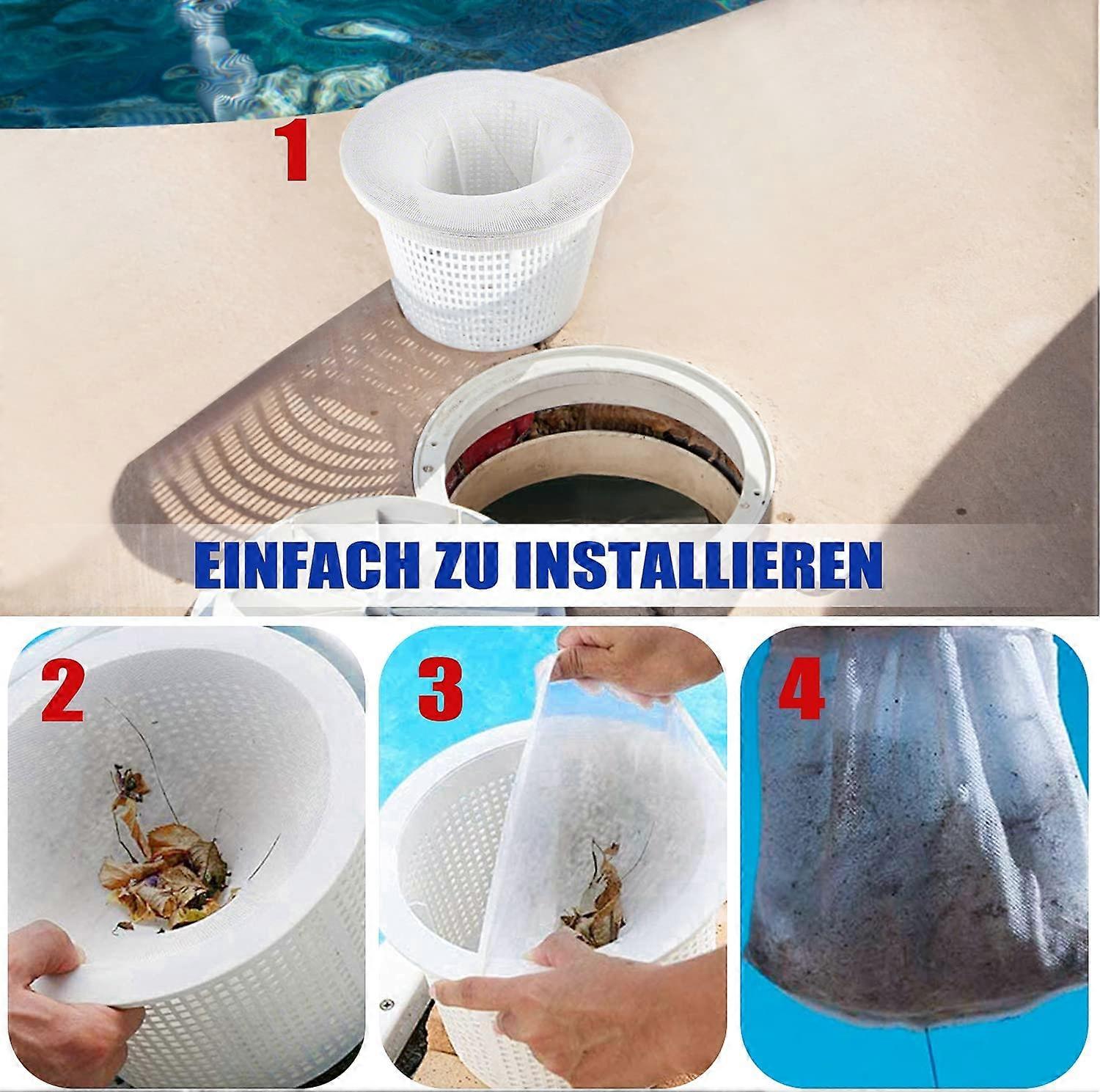 Pool Skimmer Net, Skimmer Sock 10 Pieces Pool Skimmer Filter Sock ...