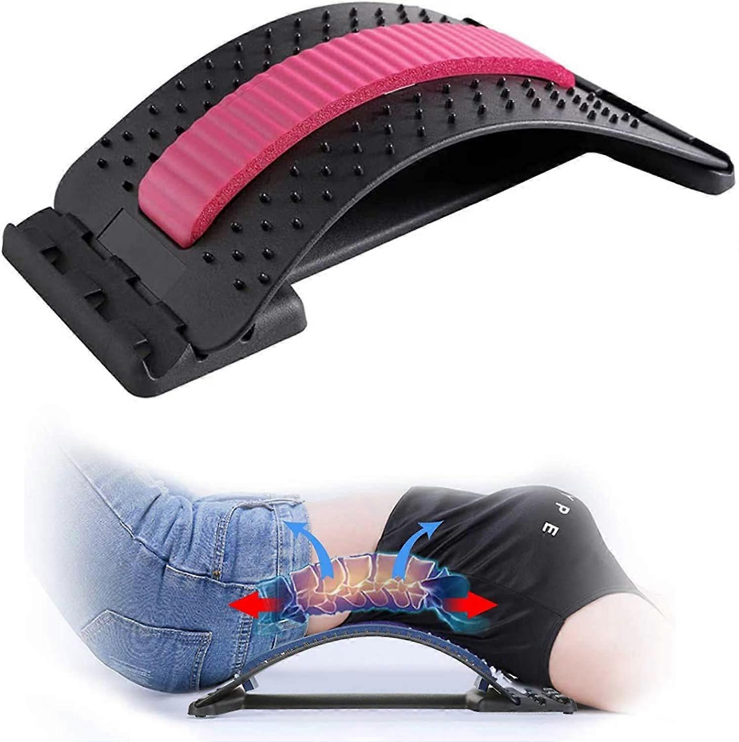 Back Stretching Device,Back Massager for Bed & Chair & Car,Multi-Level ...