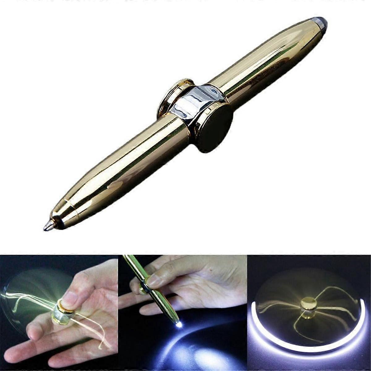 Spinning Pen, Pen with LED Light, Writing Tool,Illuminated Tip Pen ...