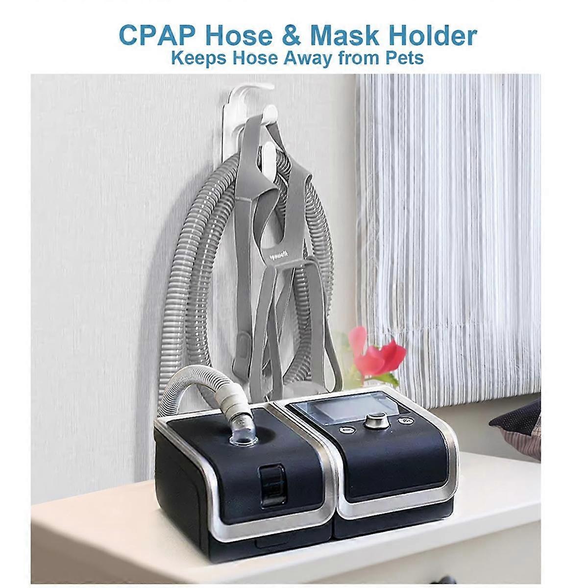 2Pcs CPAP Hose Holder CPAP Tube & Mask Hanger for Bed Wall Drying ...