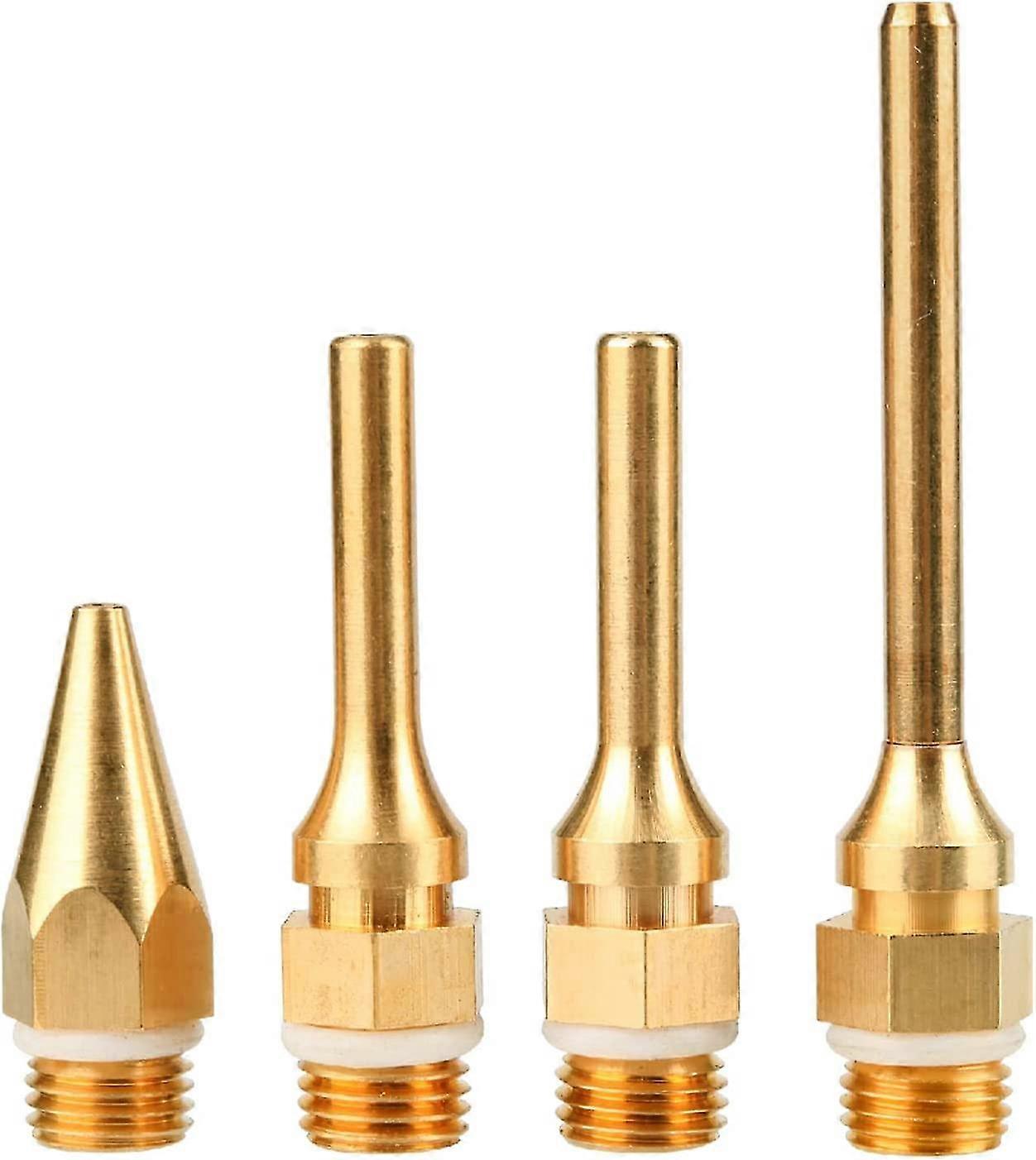 Copper Glue Gun Nozzle Kit, 4 Thread Diameter Interchangeable Copper ...