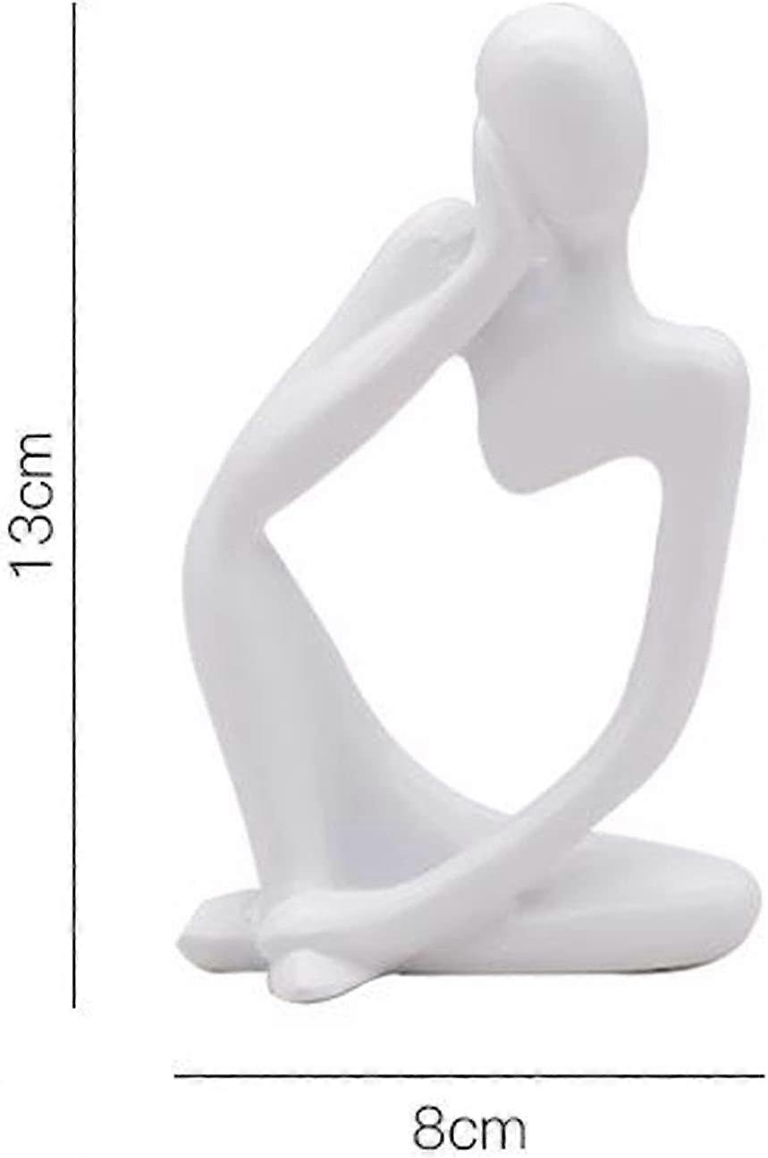 The Thinker Statue, Resin Thinker Abstract Sculpture Statue Modern ...