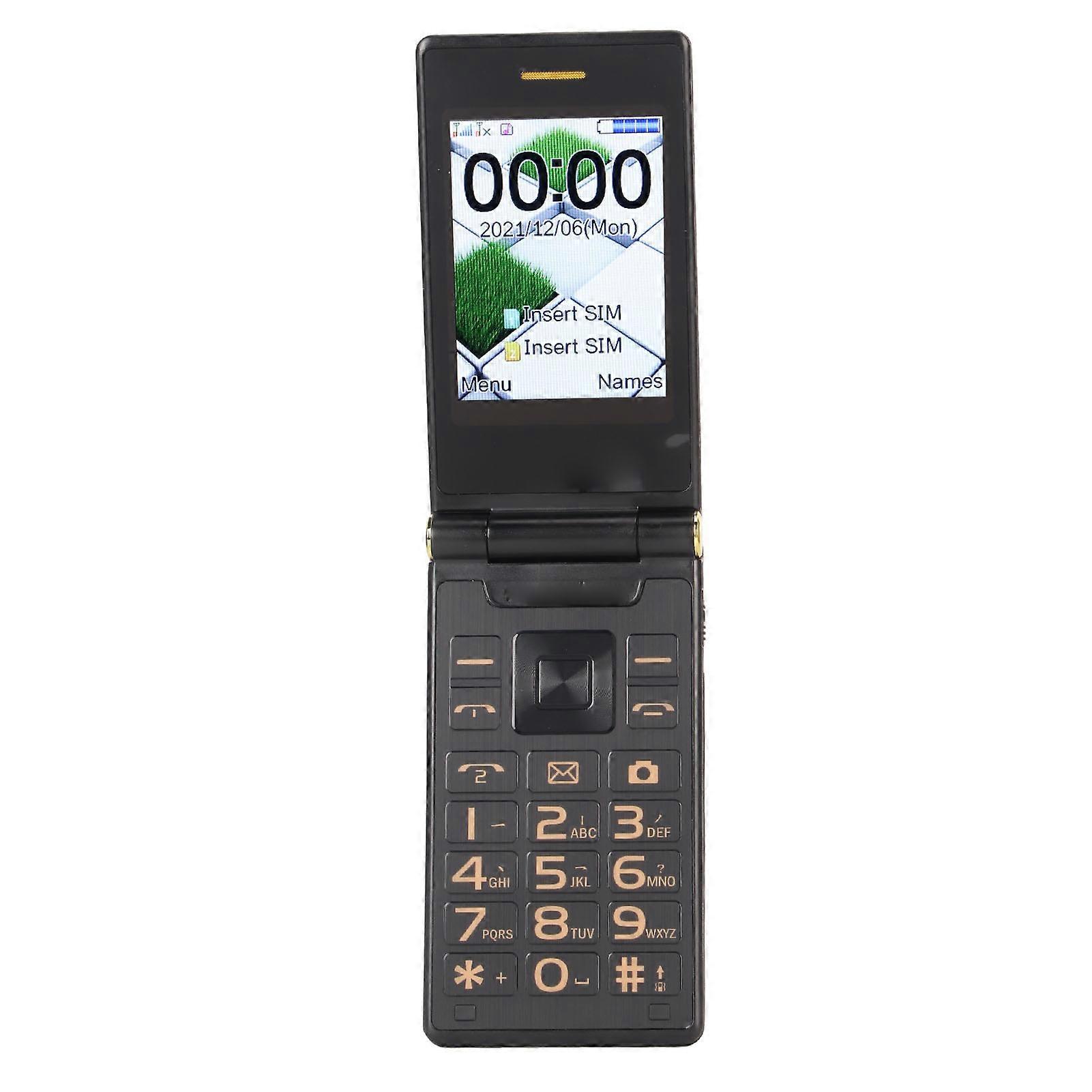 3.0in Flip Phone for Seniors Large Buttons Fonts Flip Mobile Phone HD ...