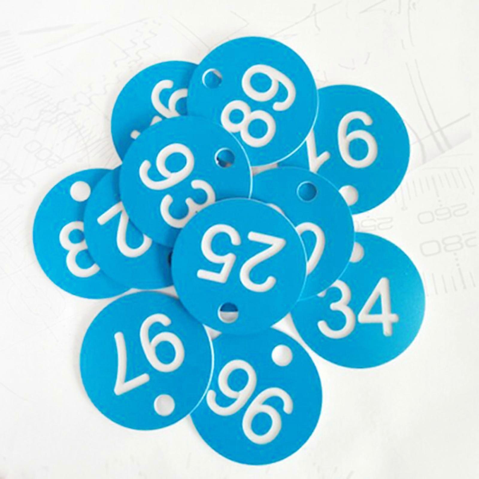 Numbered Tags Label Tags Clothes Coat Hanger Office Index Supply 1-100 ...