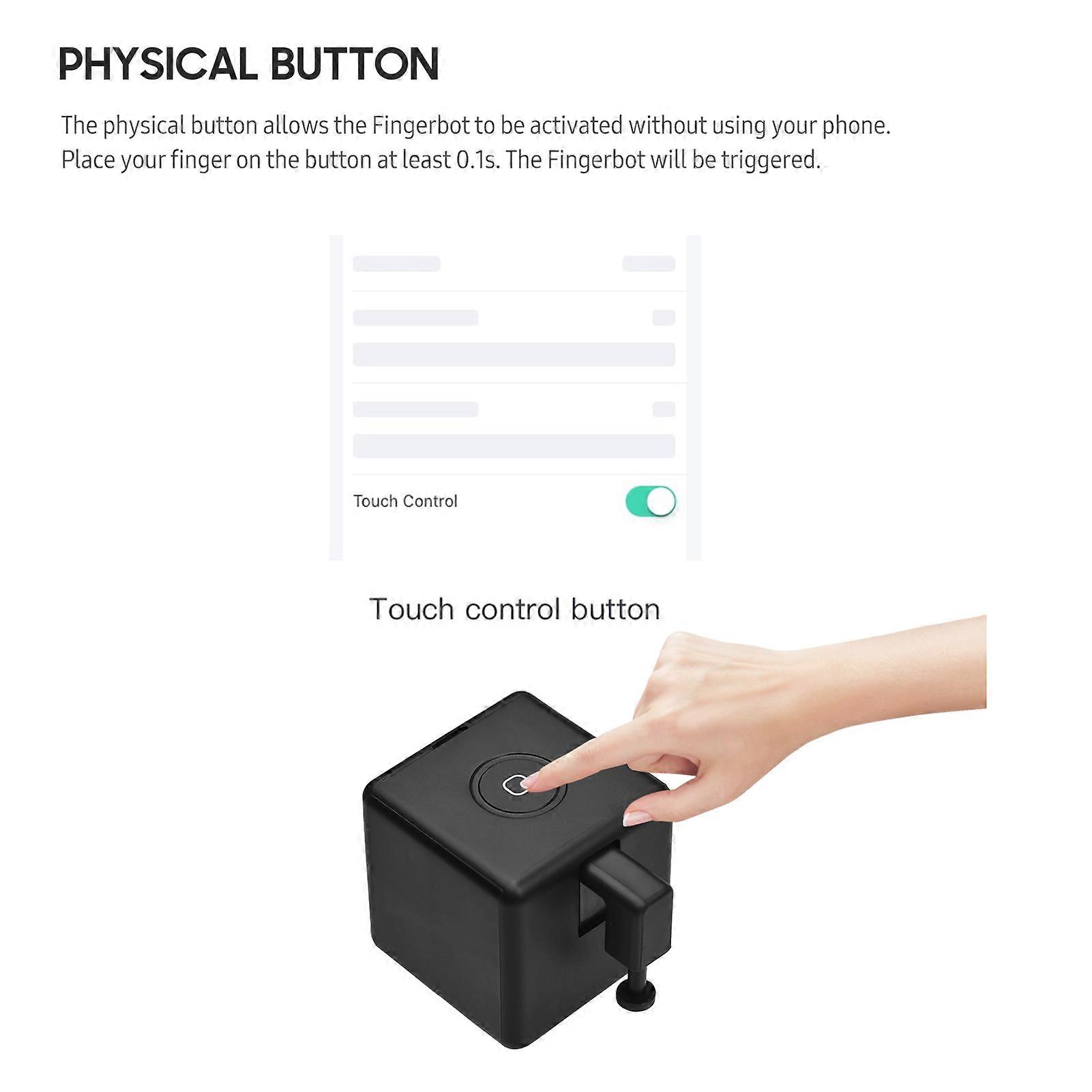 Mini BT Fingerbot Home Automation Controller with Touch Button APP Control Voice Control ...