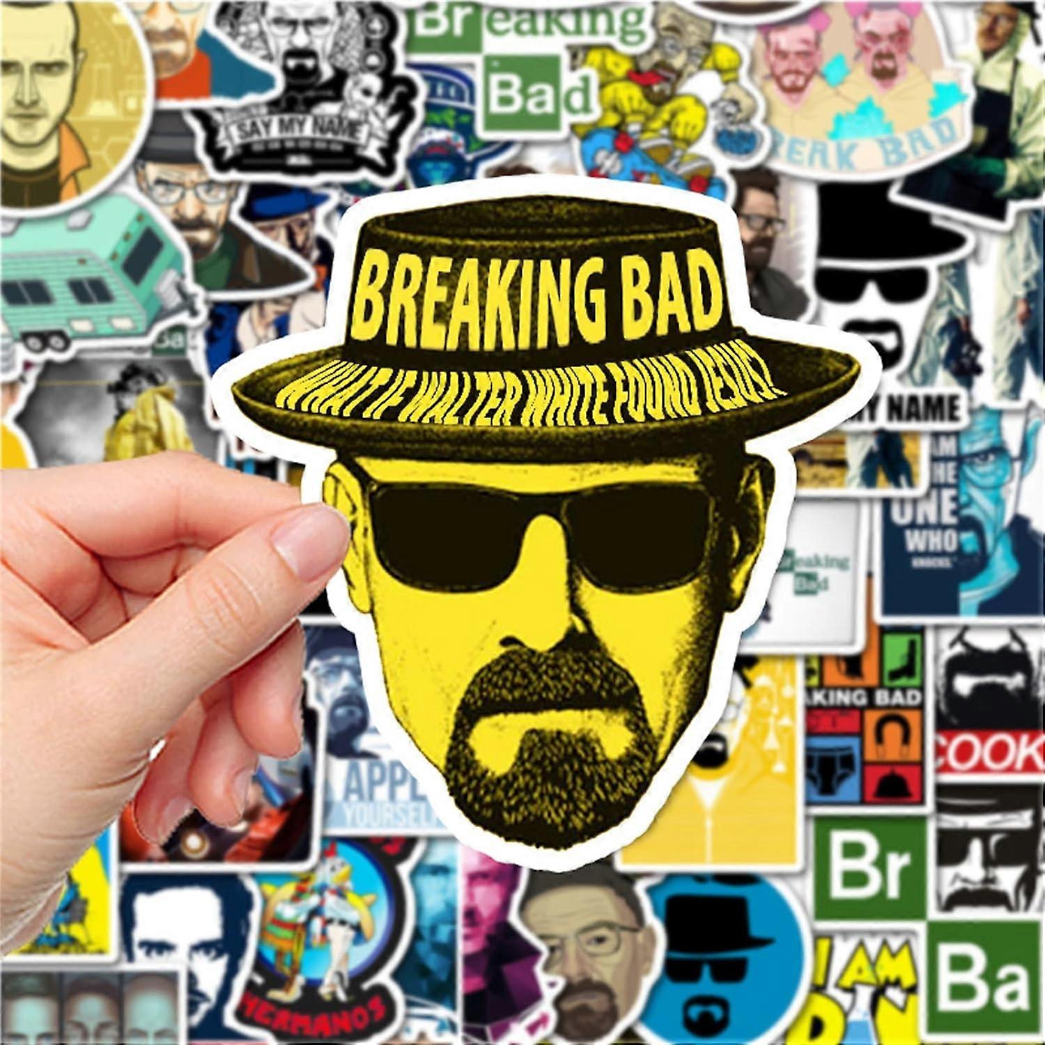 Breaking Bad Stickers 50Pcs TV Show Merchandise Sticker for Water ...