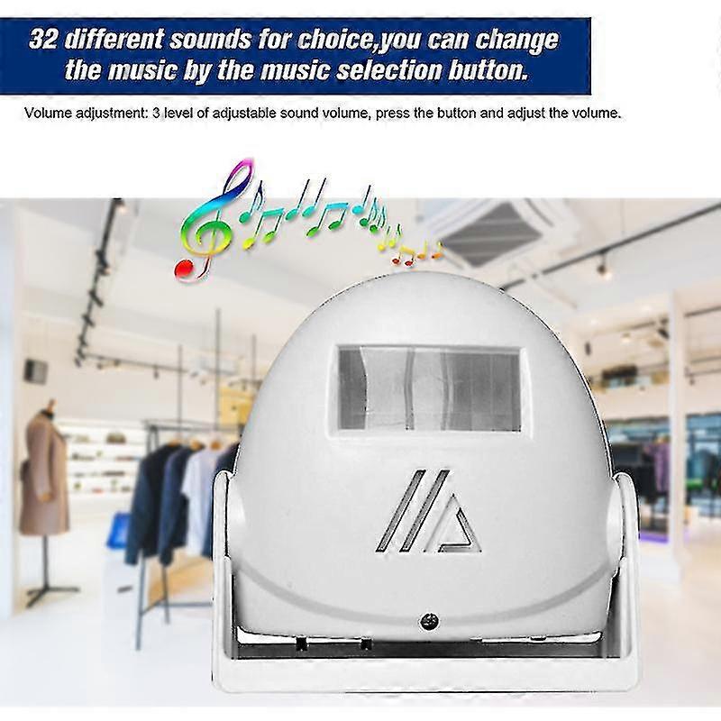 Wireless Door Bell Shop Guest Welcome Device Visitor Entry Alert Door ...