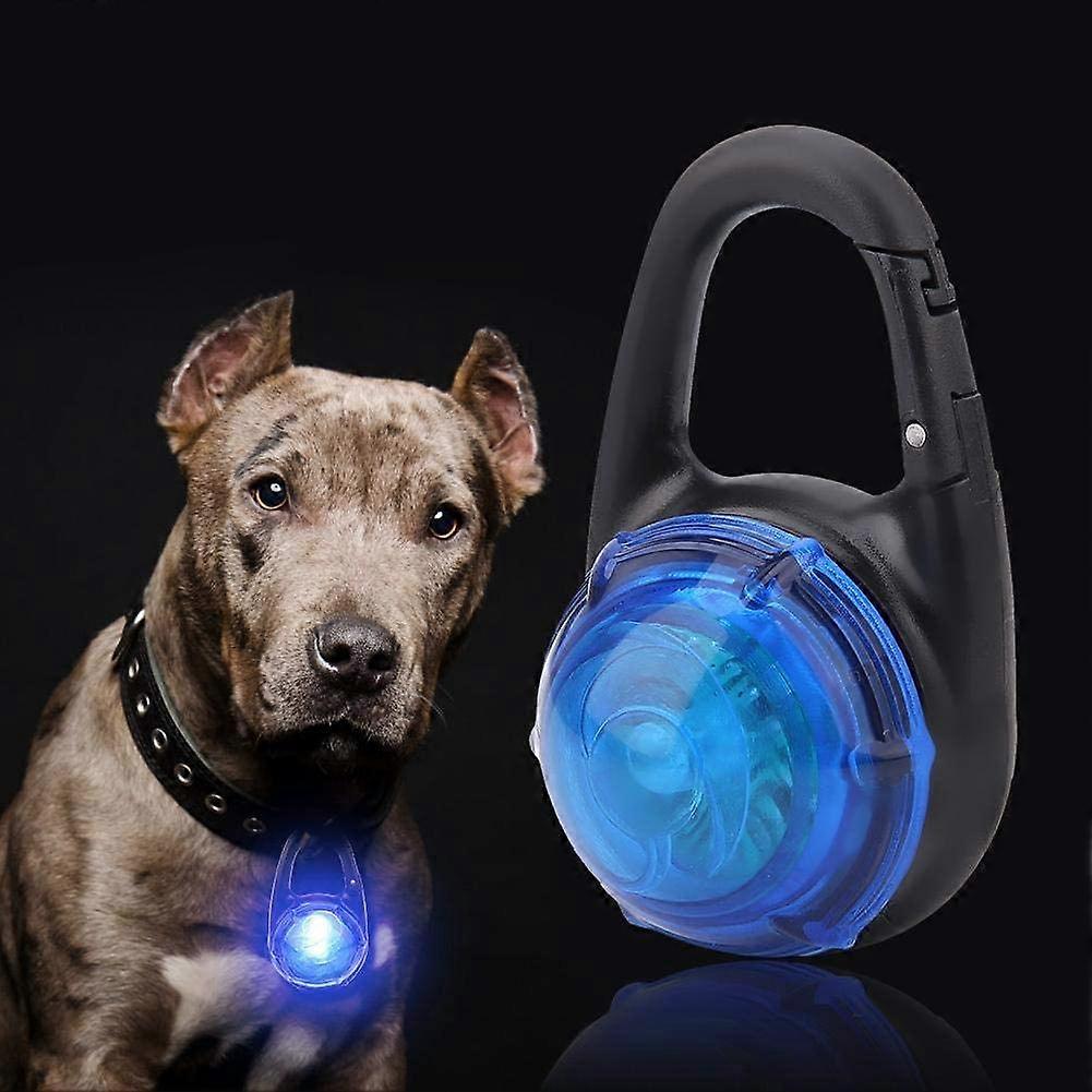LED Pet Dog Luminous Night Walking Light Safety Pendant Dog Necklace ...