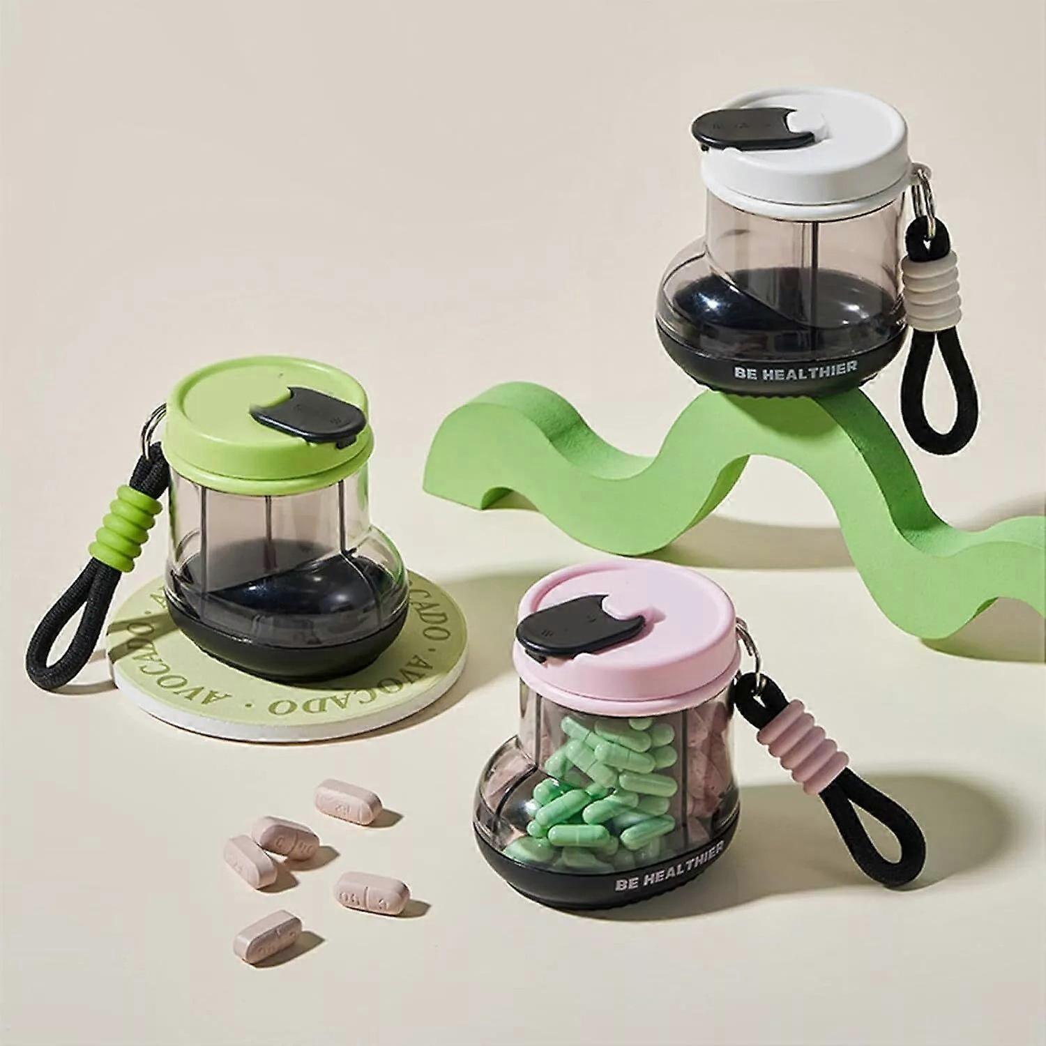 Creative Portable Mini Boot Pill Box,4 Compartment Travel Pills Case ...