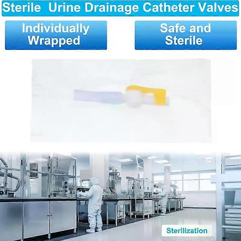 15 Pack Catheter Valve Urine Drainage Catheter Bag Valves with Smooth ...