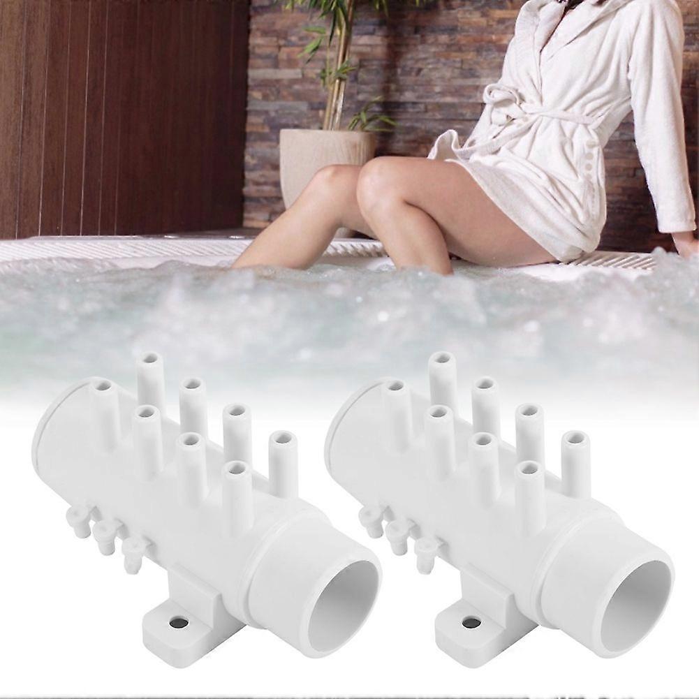 Spa Hot Spring Tub PVC Water Pipe 8 Port Plumbing Manifold Water ...