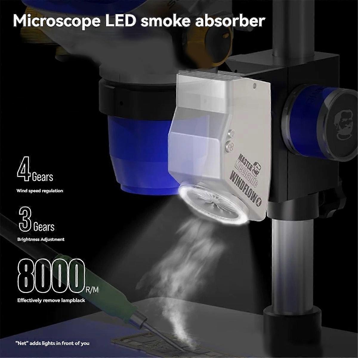 MECHANIC WindFlow X Exhaust Fan with Light Powerful Smoke Exhaust Tool ...