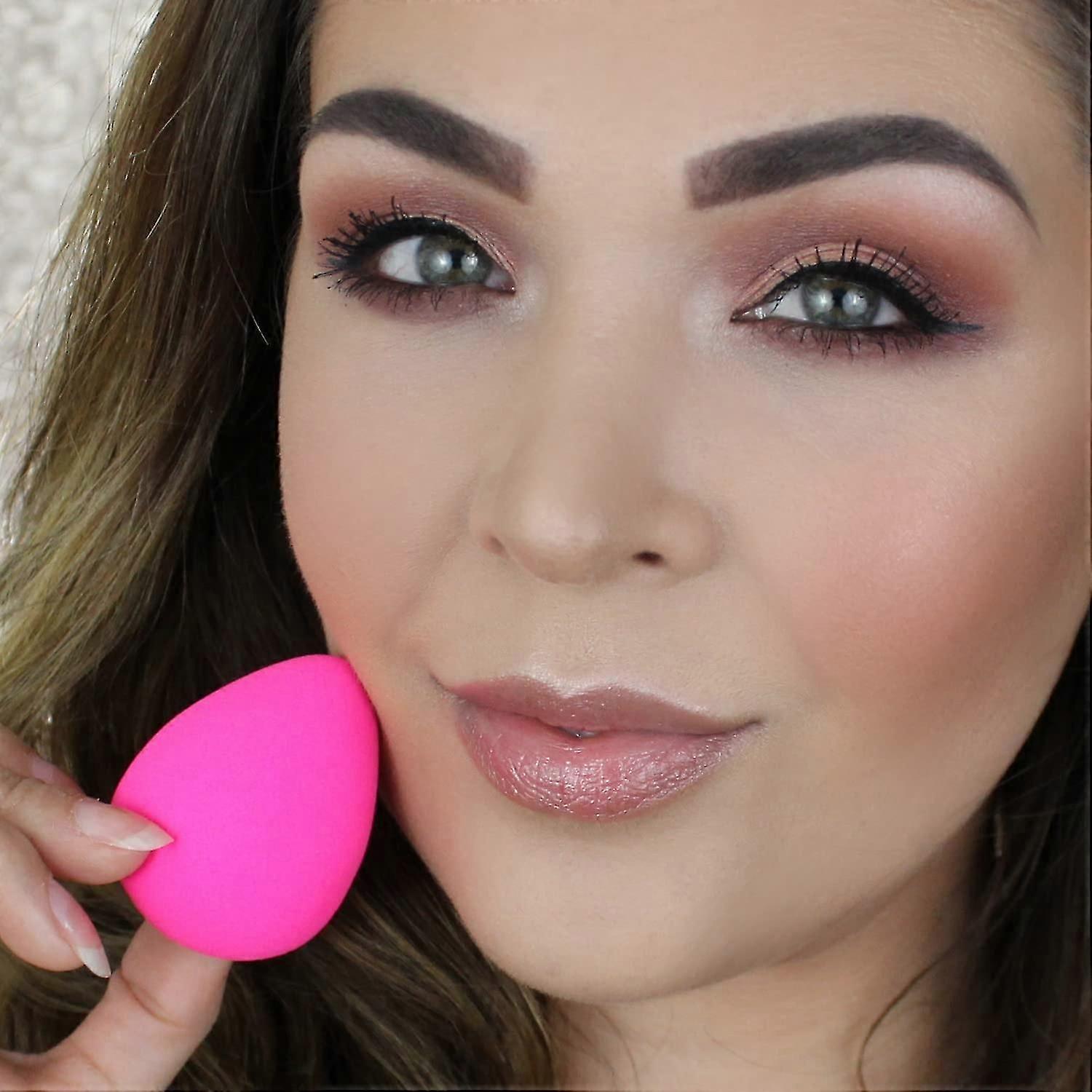 Beauty Makeup Sponge - Pink Egg Foundation Makeup Blender Sponge, Makeup Applicator, Cosmetic ...
