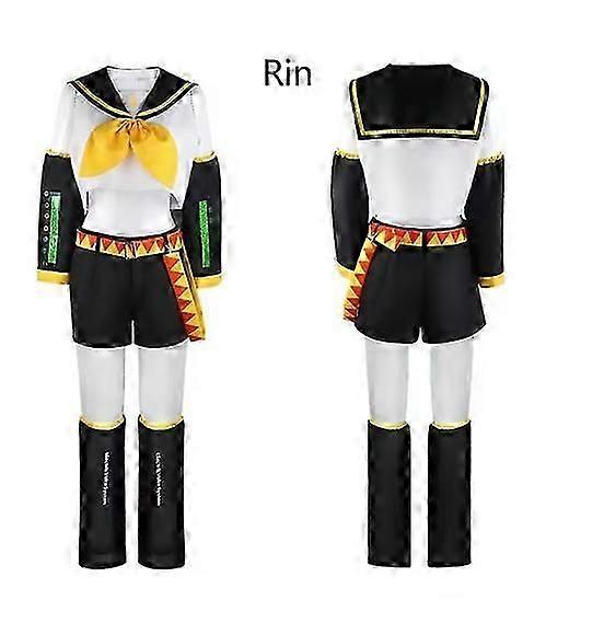 Anime Rin Len Cosplay Costume Len Rin Cosplay Len Costume Kagamine JK ...