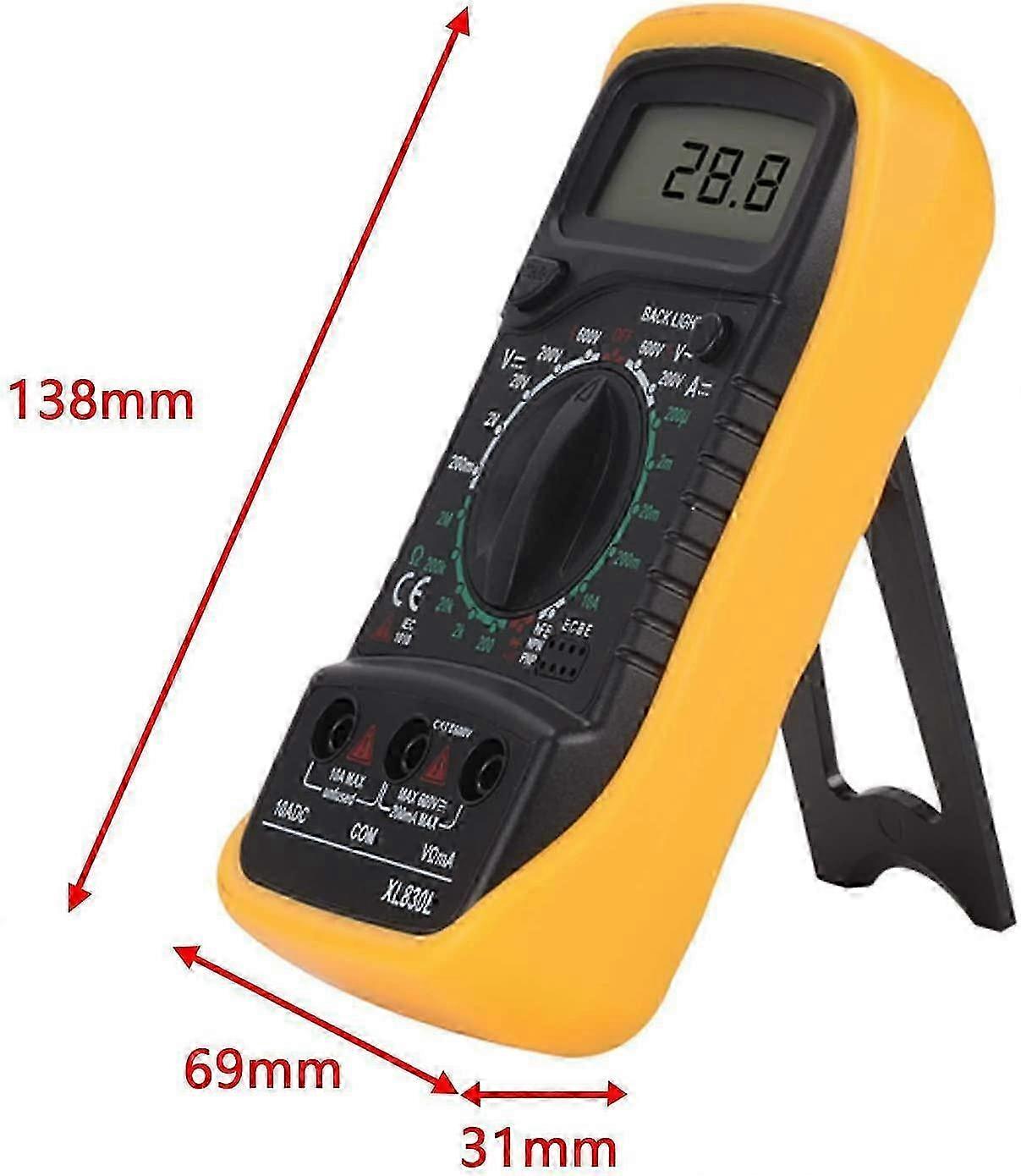 Digital Multimeter Volt Meter Electricity Tester Voltage Tester Multi ...