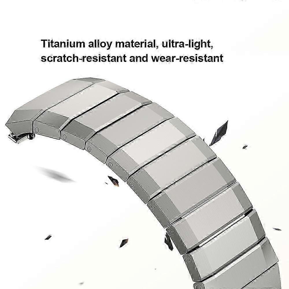 Folding Clasp Titanium Strap For Huawei Watch Gt 5 Pro 46mm | Fruugo UK