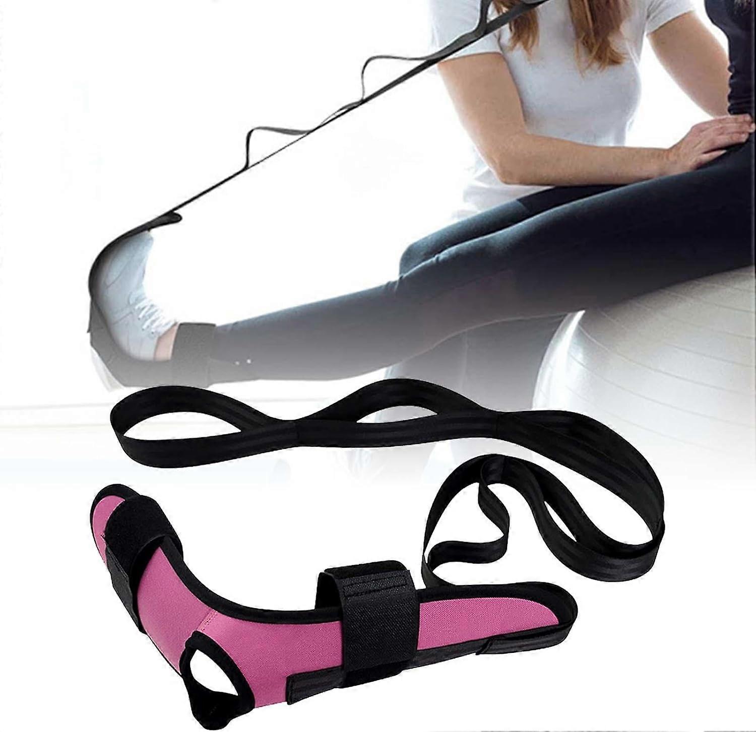 Fitness Stretching Strap Leg Extender Belt With Multiple Loops For Yoga ...