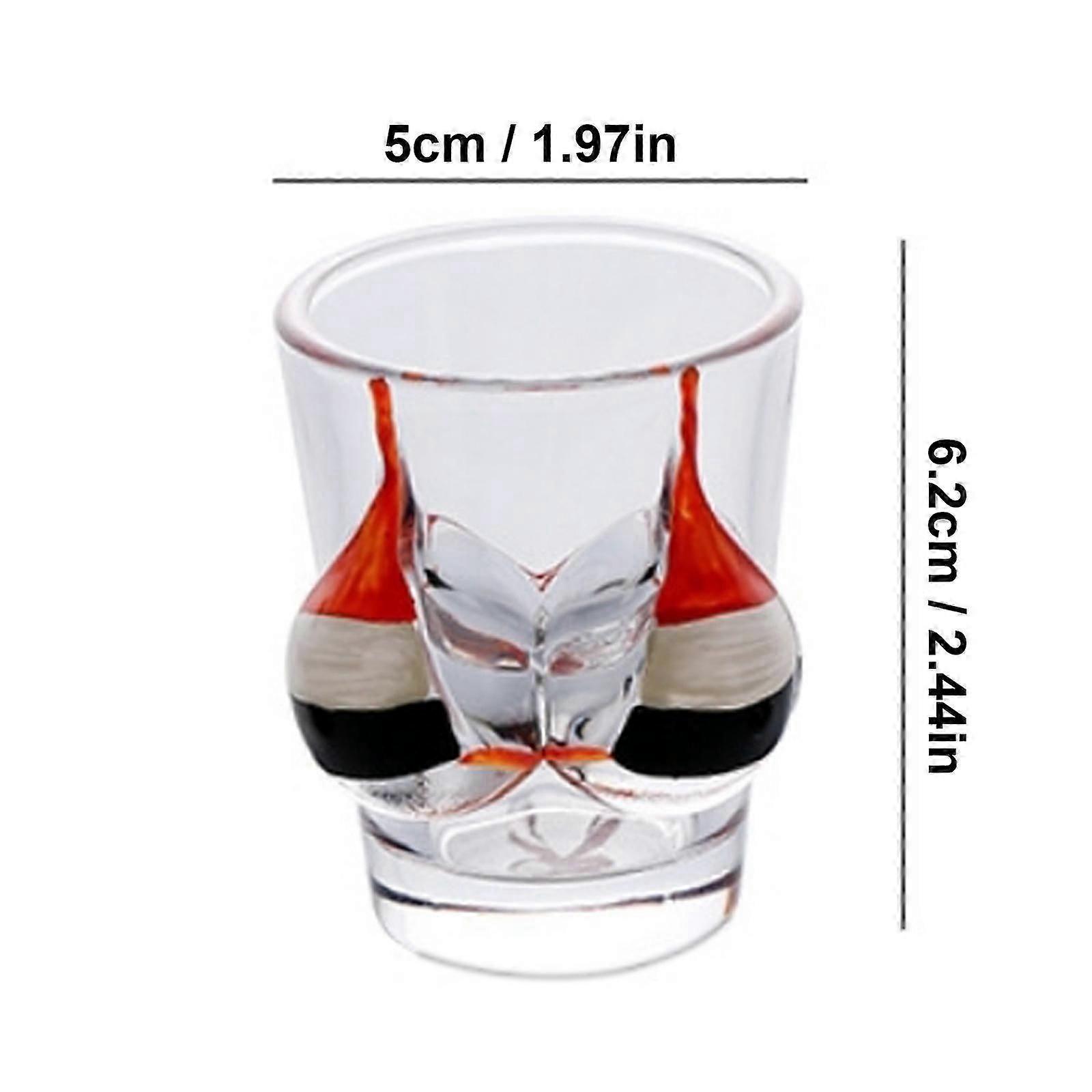 Pirate Flag Bikini Bust 3D Shot Glass For Party Beer Wine Glass 50ML ...