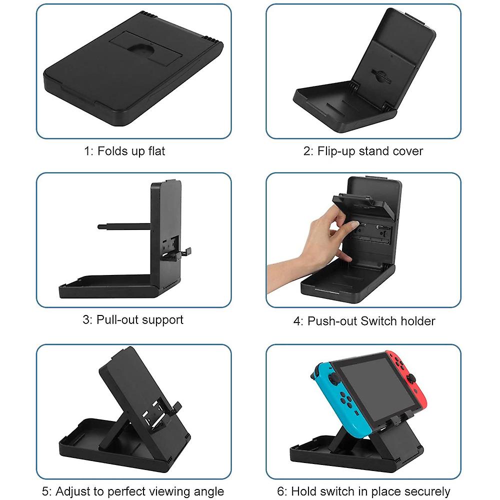 Foldable Stand For Nintend Switch Adjustable Angle Holder Ns Bracket ...