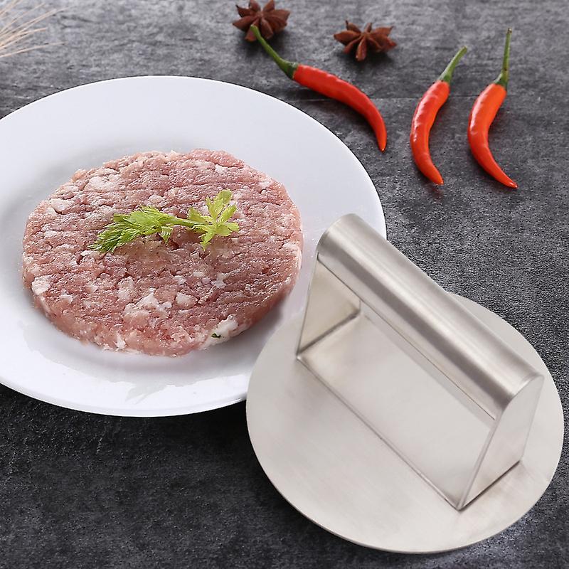 Stainless Steel Burger Grinder, 6 Inch Round Hamburger Grinder, Grilled ...