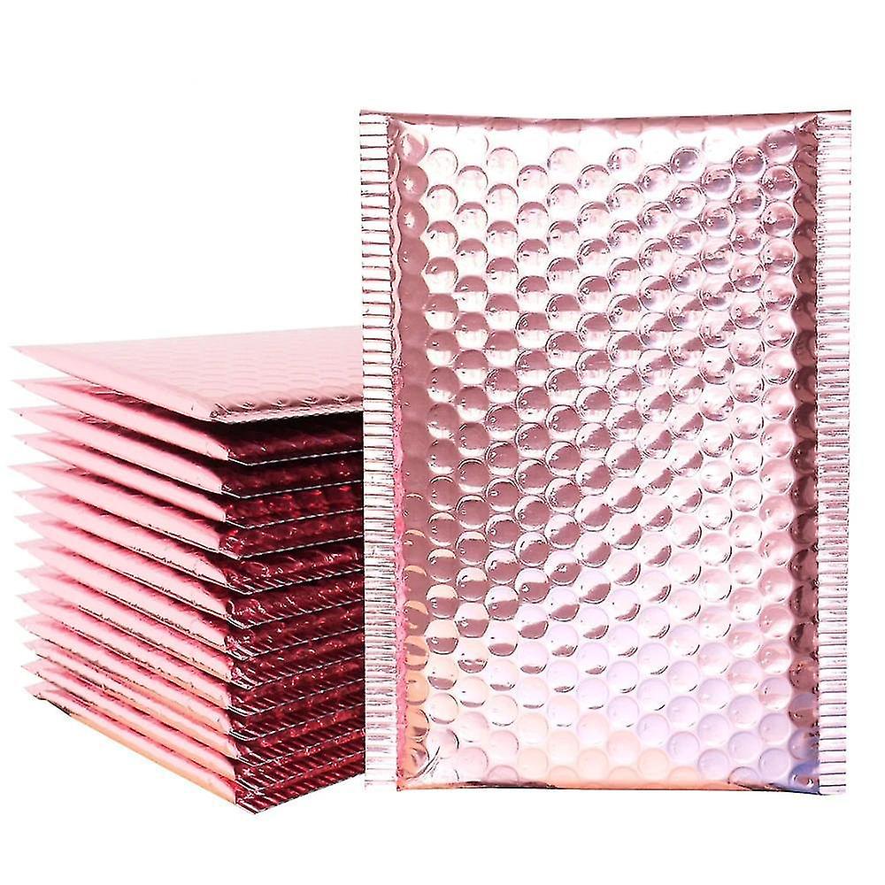 150X200mm 10 pieces Rose Gold Bubble Envelop foil Mailer For Packaging & Wedding Favor Bag ...