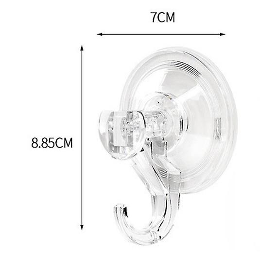 Set of 4 Wall Suction Cup Hook Bathroom Towel Holder Suction Cup Hooks ...