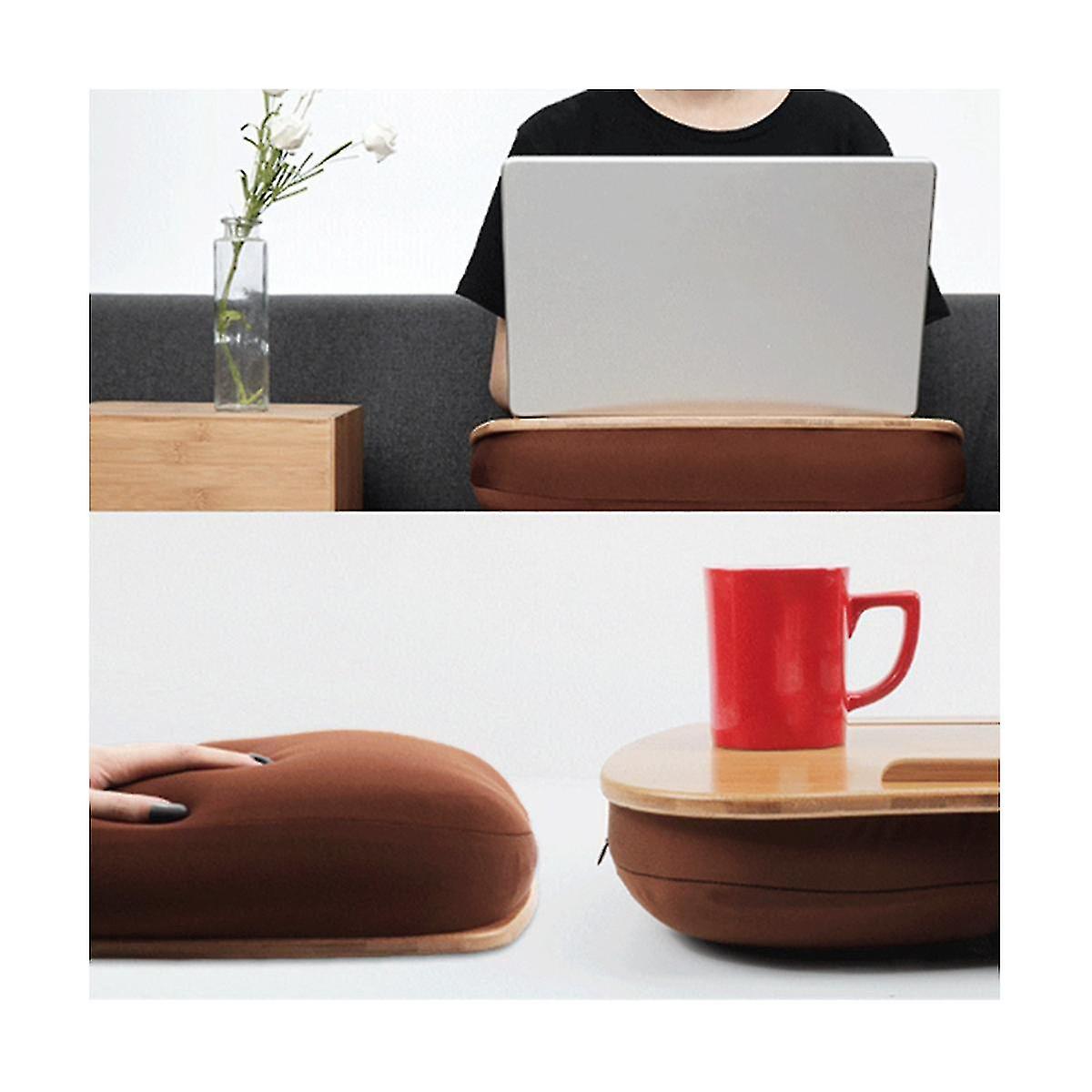 Lap Desk With Pillow Cushion,laptop Stand With Slot For Tablet,computer ...