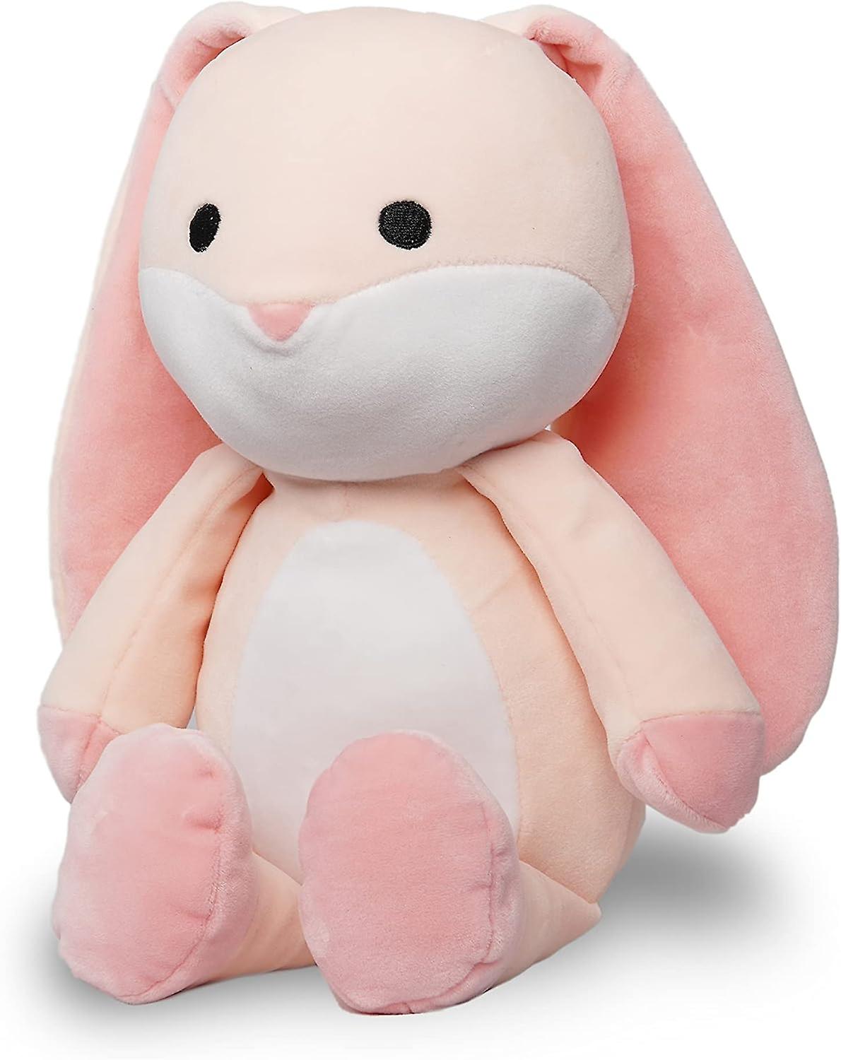 Pink Bunny Rabbit Plush - 10 Inches Stuffed Animal Plushie - Plushy And ...