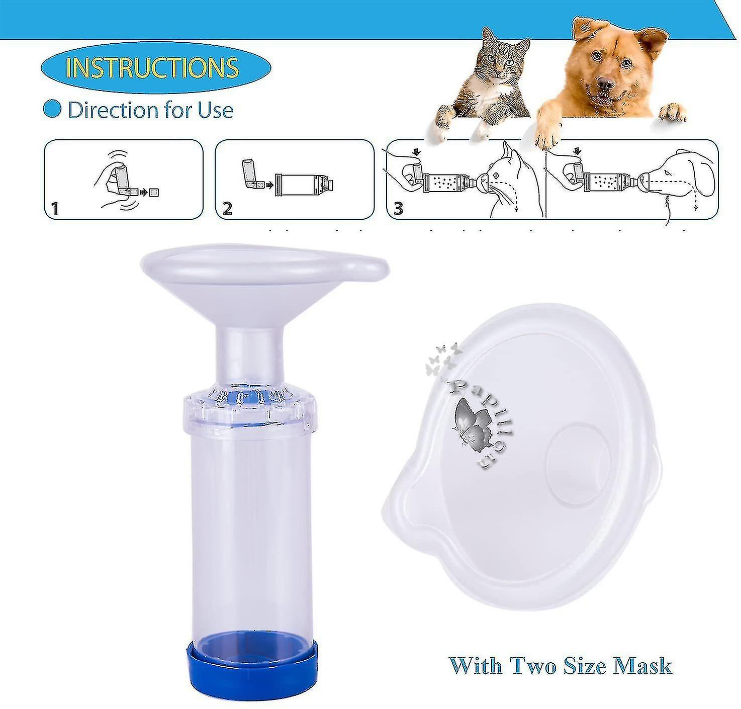Dog Cat Inhaler Sp Feline/cannie Aol Chamber Inhaler compatible with ...