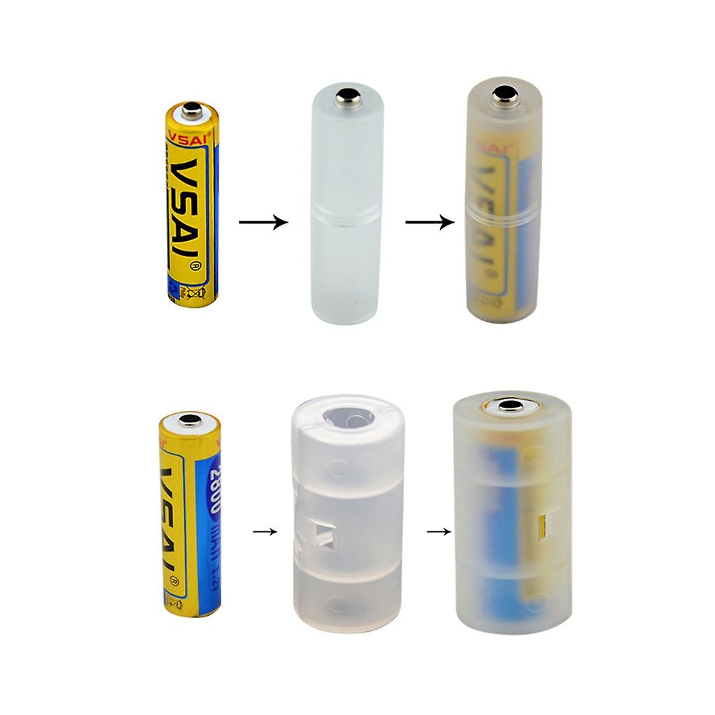 Strength AAA to AA Battery Converter Box Strong Holder Small Adapter ...